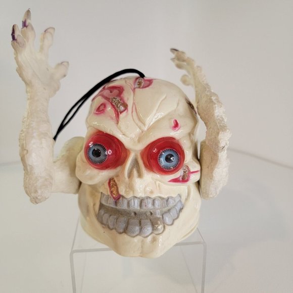 Source Unknown | Holiday | Vtg Boglin 94 Spearhead Skeleton Skull Light ...